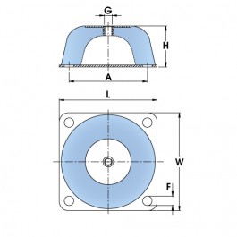 SCM Vibration Isolation Mounts by Polymax India